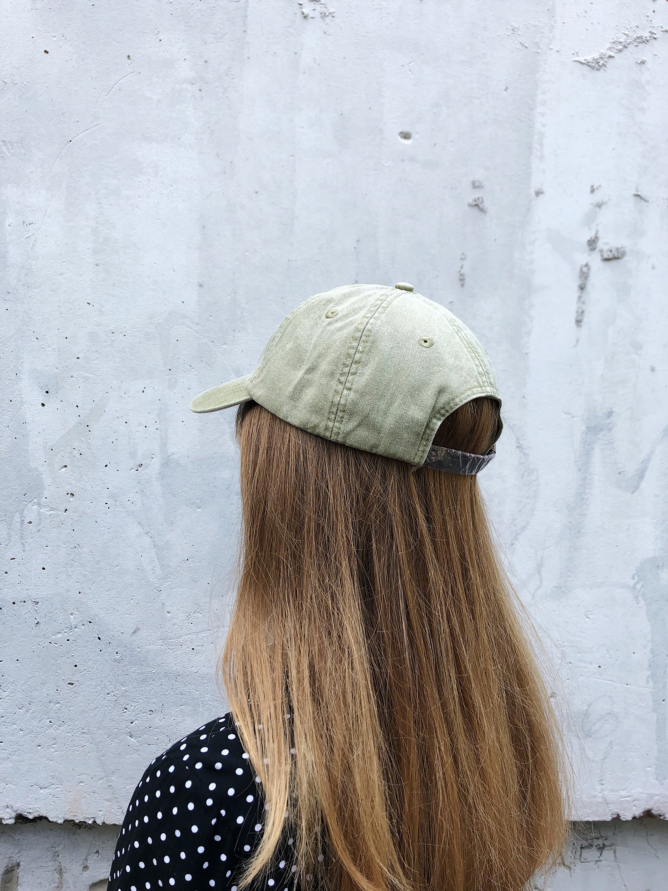 Embroidered hat with hand embroidered strawberry and | Etsy