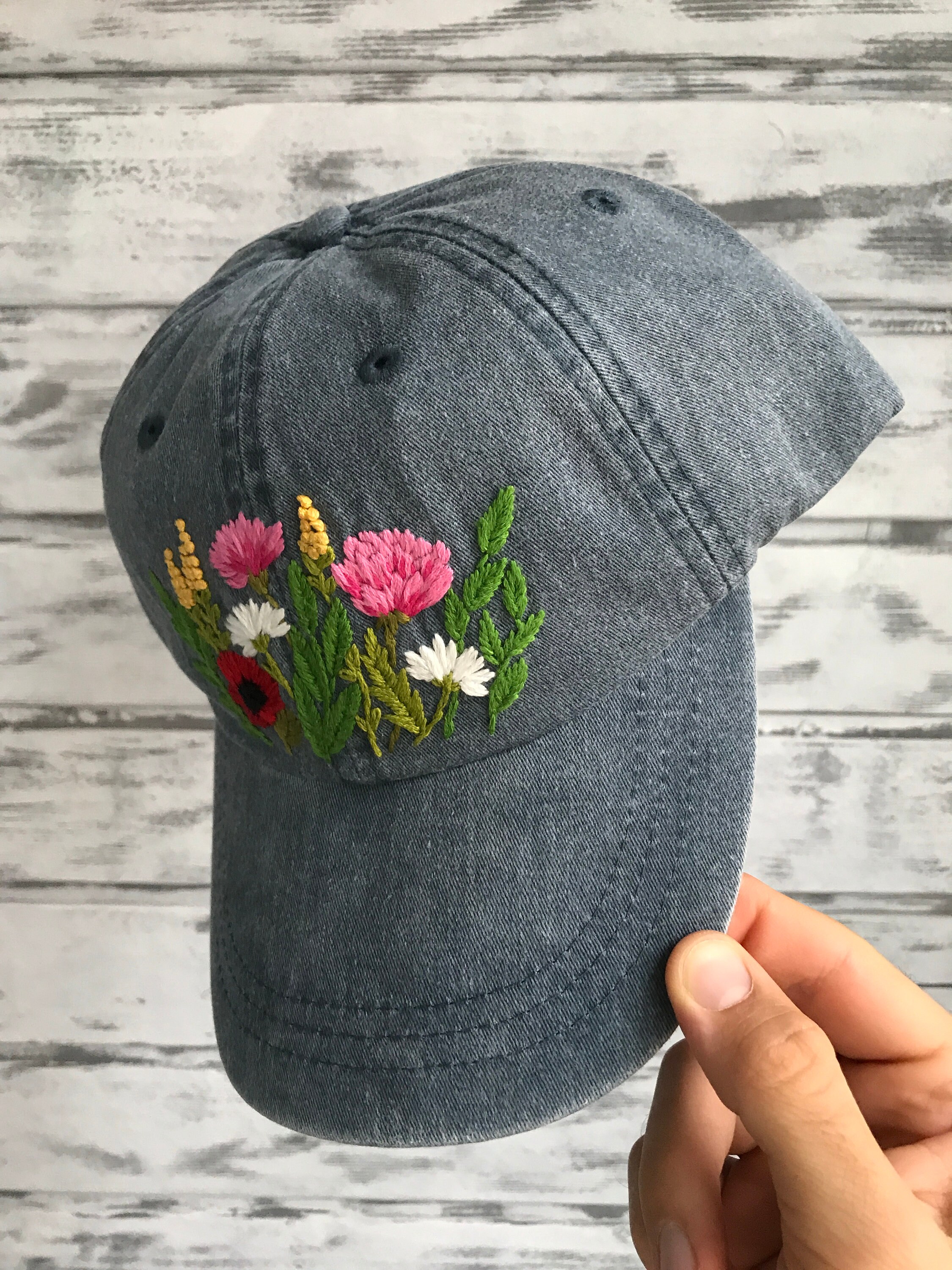 Hand Embroidered Hat, Mother's Day Gift, Birthday Gifts for Sister ...
