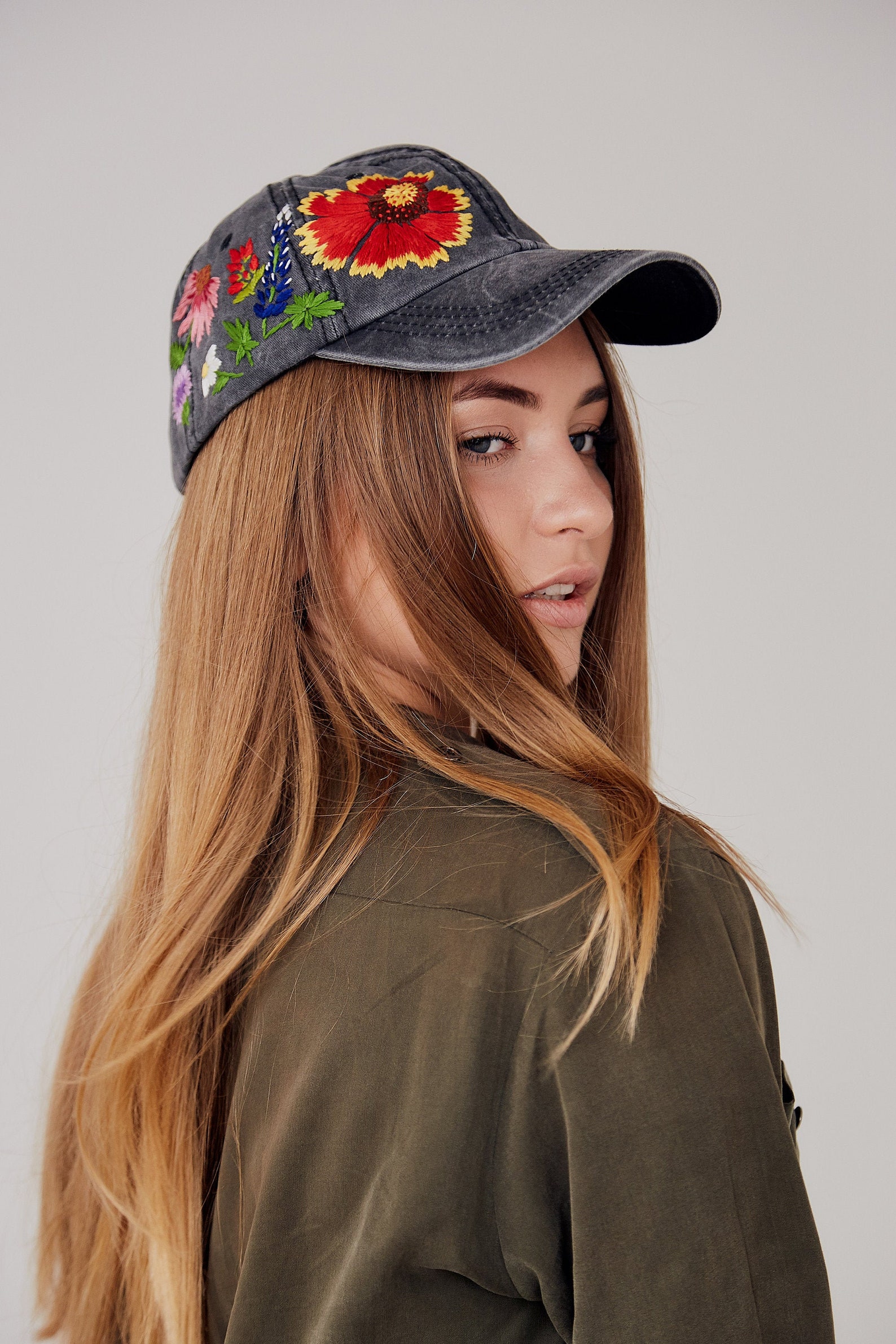 Hand Embroidered Hat Embroidered Baseball Caps Custom - Etsy