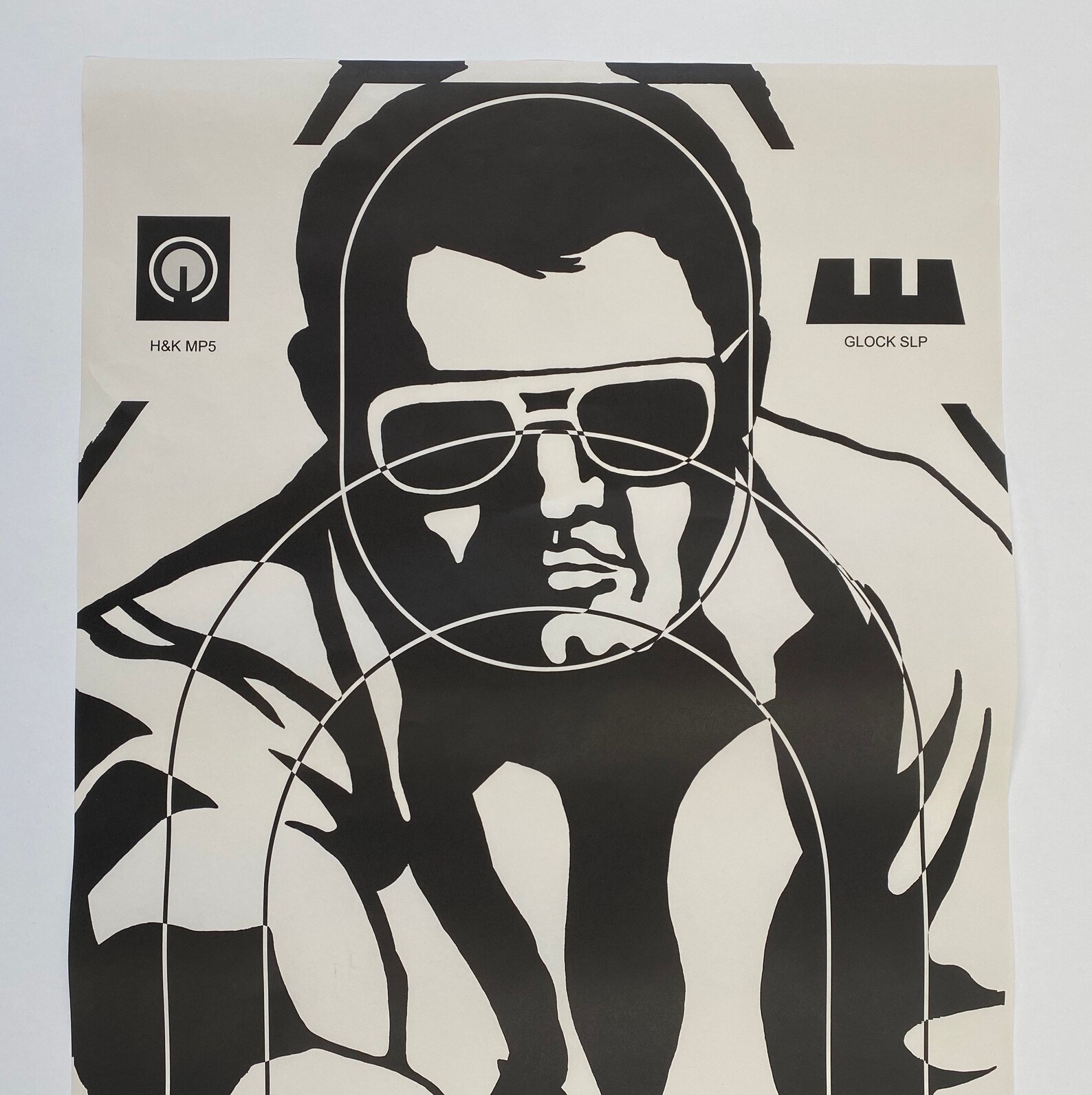Shooting Target London Met Police / Shooting Range Target / Elvis - Etsy UK