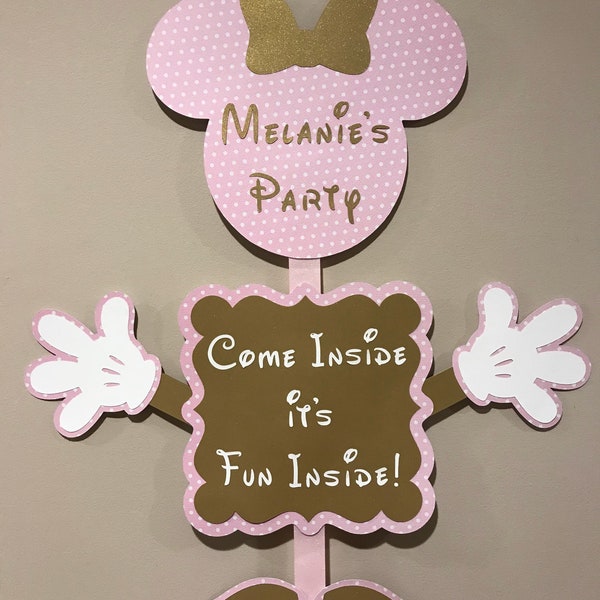 Minnie Mouse Party Signs - Etsy