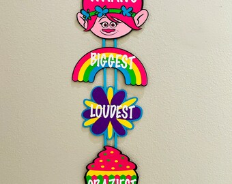 Trolls Theme Birthday Cake Topper, Trolls Birthday Party, Trolls ...