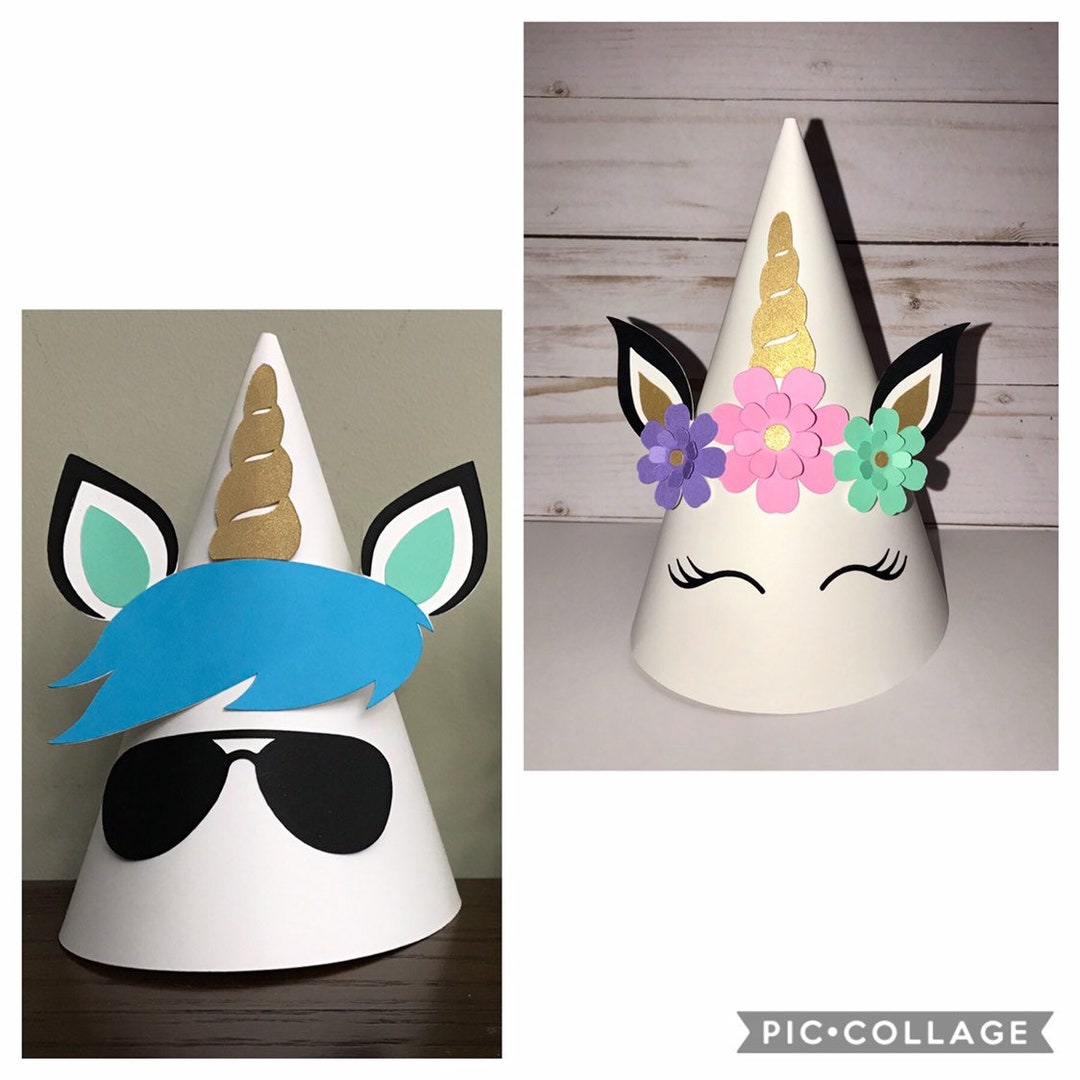 Unicorn Party Hats - Etsy