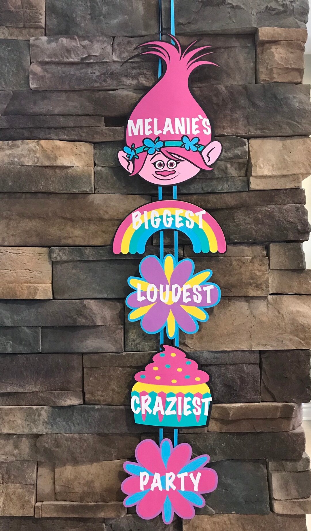 Trolls Birthday Party Sign - Etsy