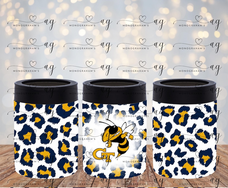 Georgia Tech Tumbler Template, PNG - Etsy