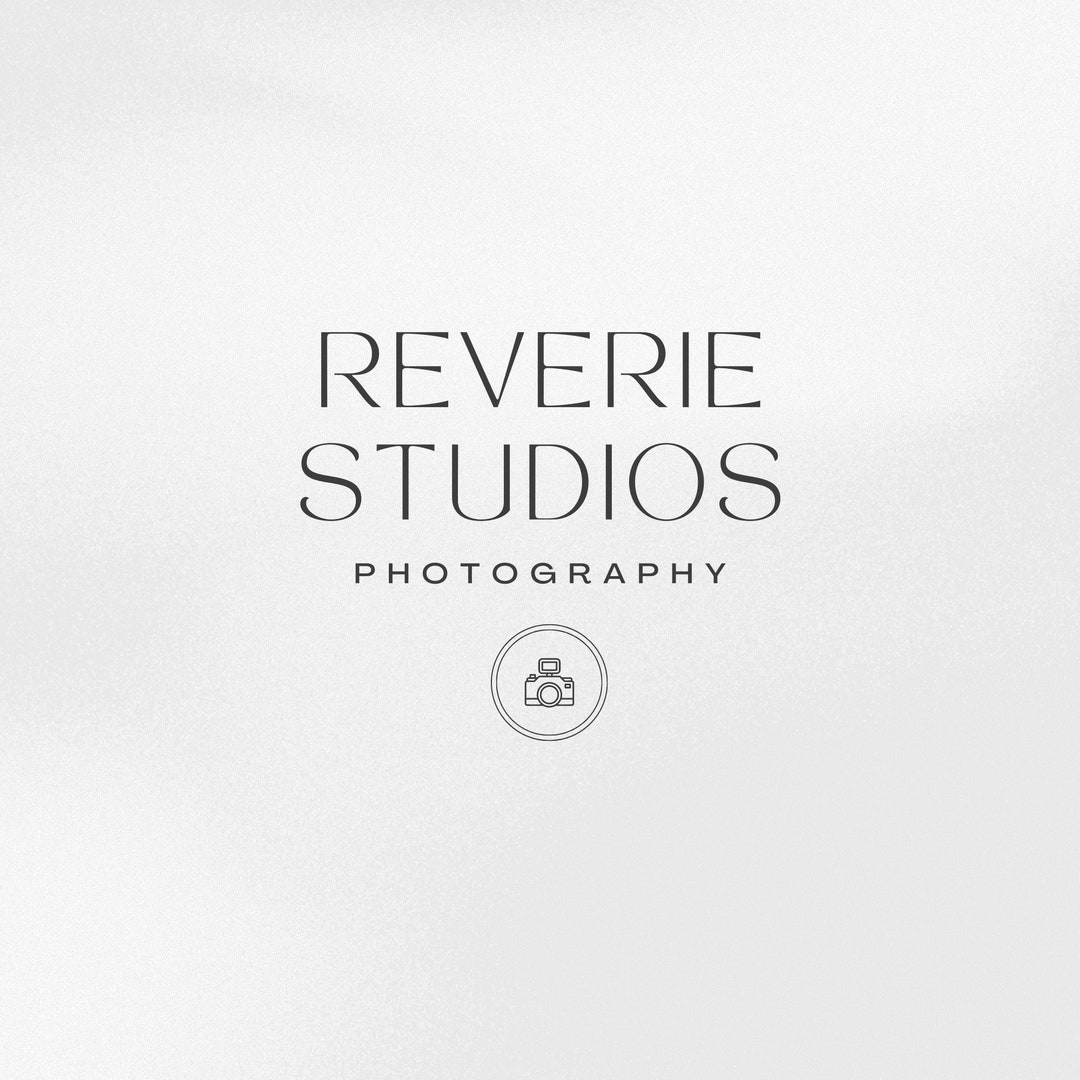 Premade Photography Logo, Modern Photography Logo Camera, Luxury Logo ...