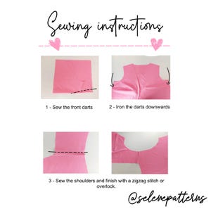 Sewing Pattern for Blouse With Front Knot, Tie Front Top, Sewing ...