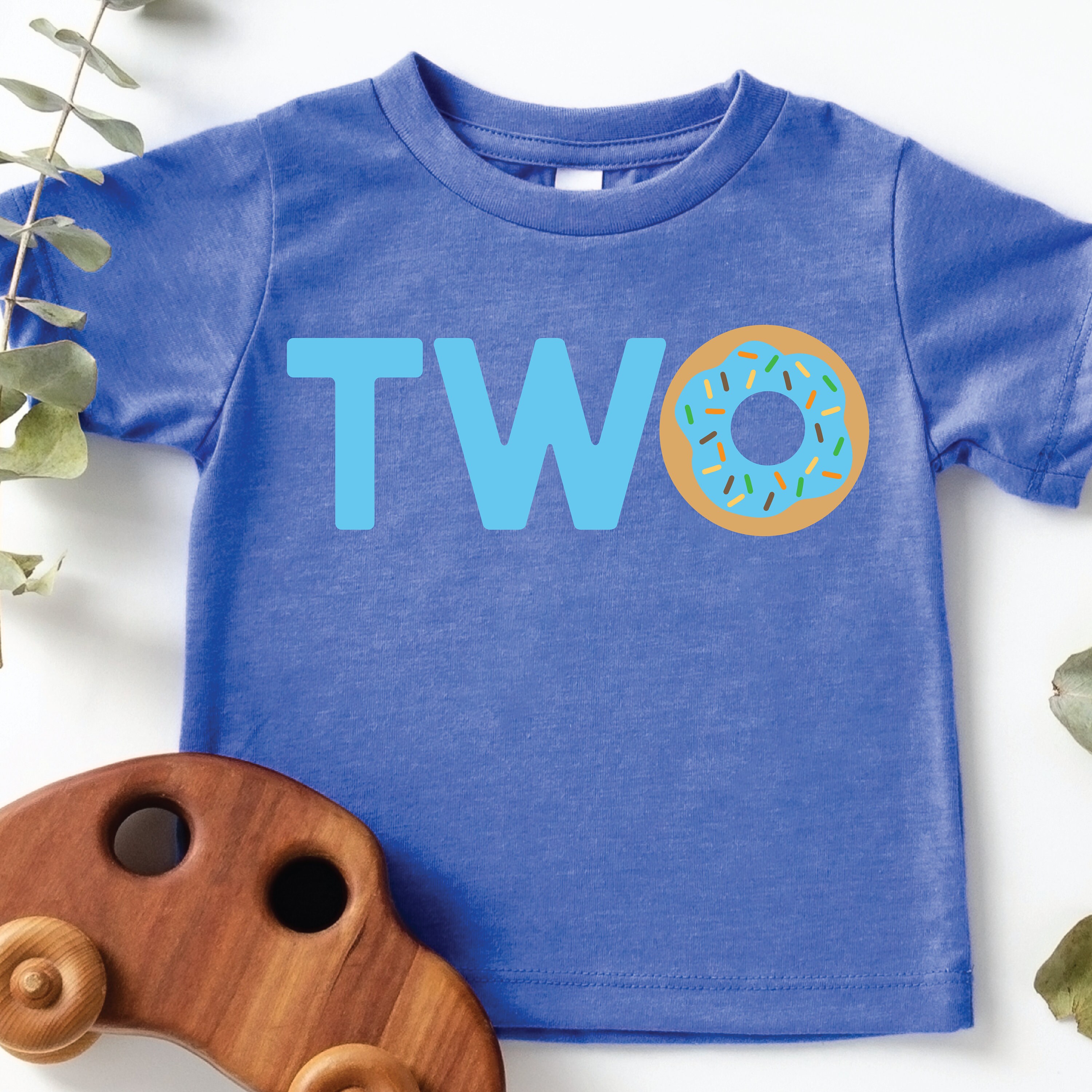 Donut SVG Blue Two SVG 2nd Birthday Cutting File for Cricut - Etsy