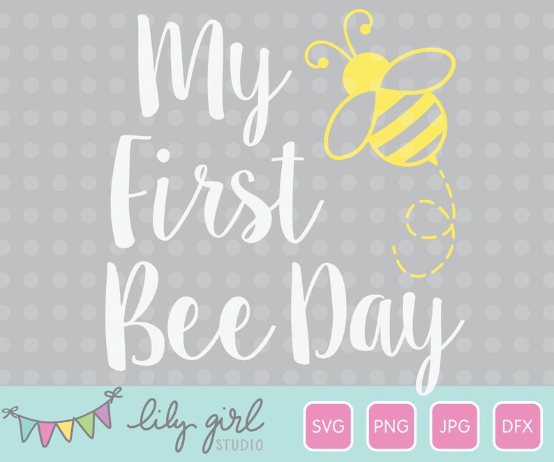My First Bee Day SVG Bumble Bee 1st Birthday Party Family - Etsy