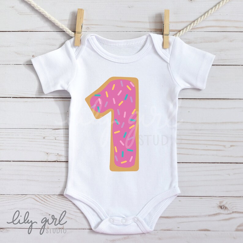 Donut SVG, 1st Birthday, Number 1 Donut, SVG, Cutting File for Cricut ...