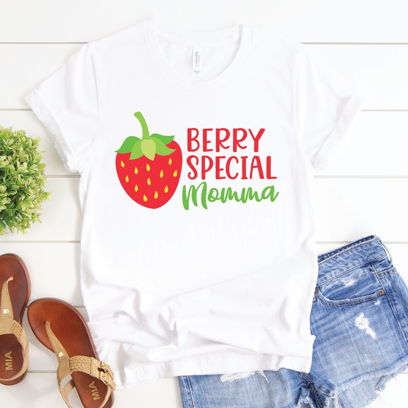 Strawberry SVG Berry Special Momma SVG Mother's Day - Etsy