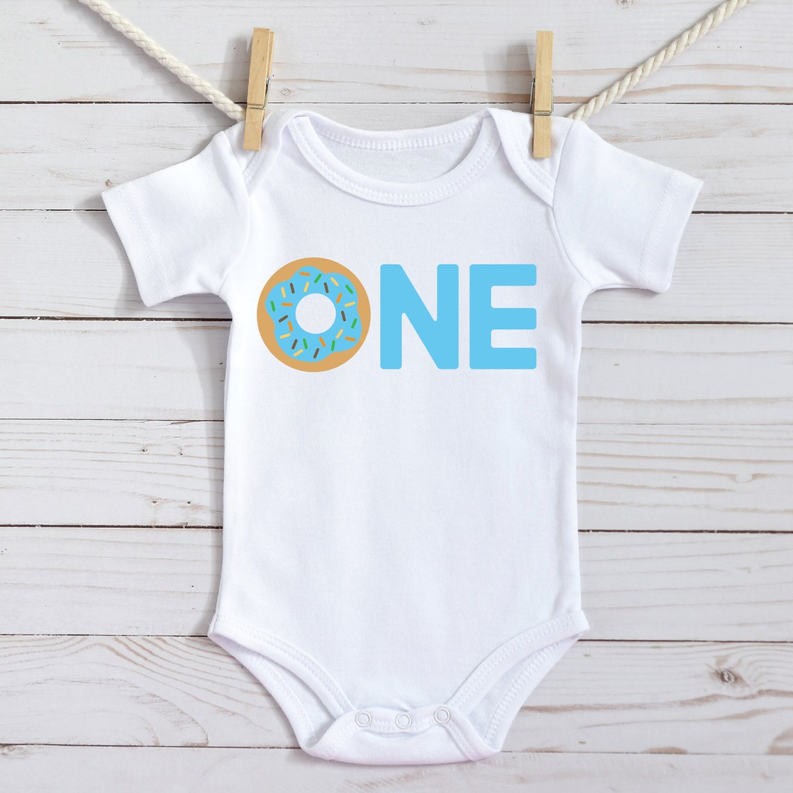 Donut SVG Blue One SVG 1st Birthday Cutting File for Cricut - Etsy