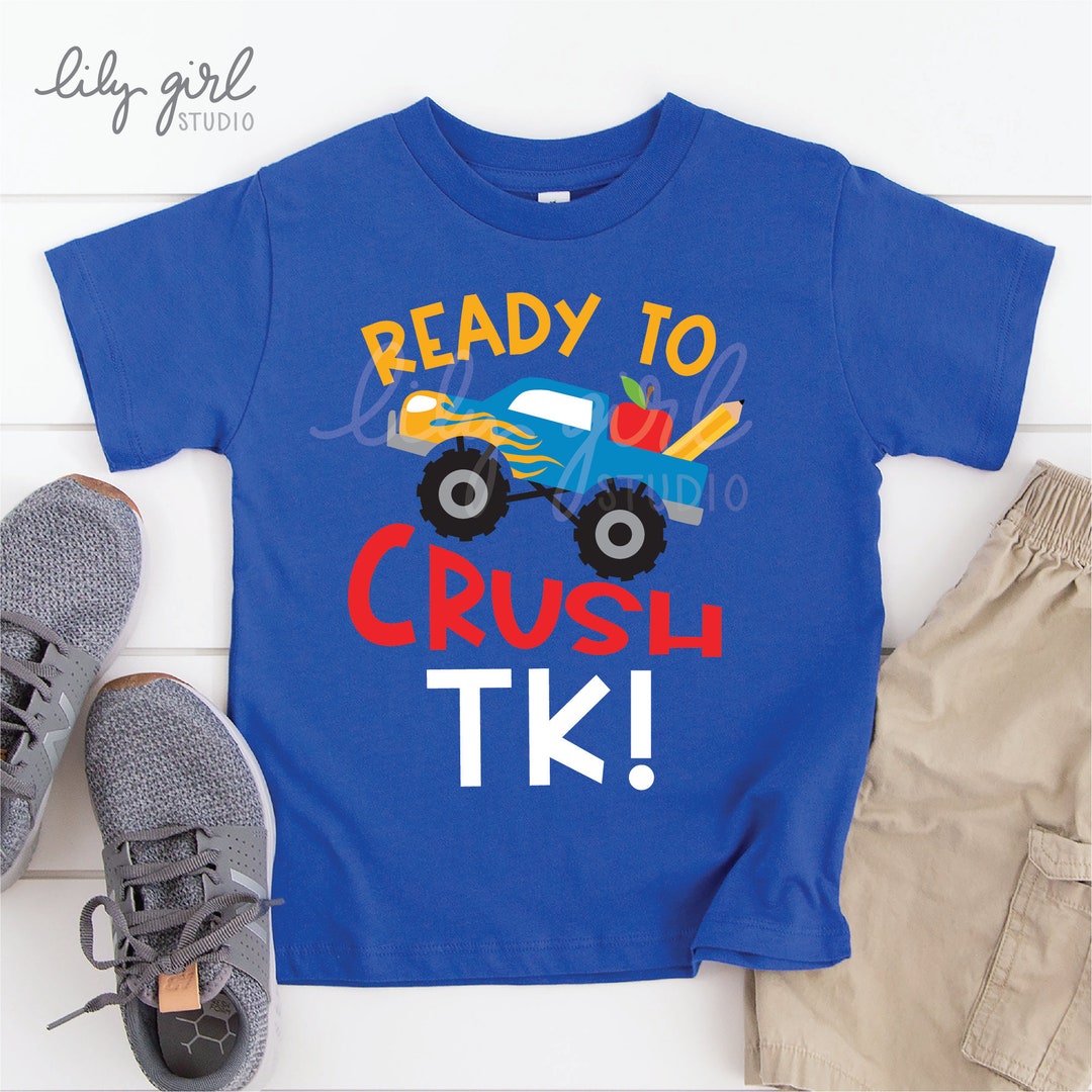Ready to Crush TK SVG, Transitional Kindergarten, Back to School ...