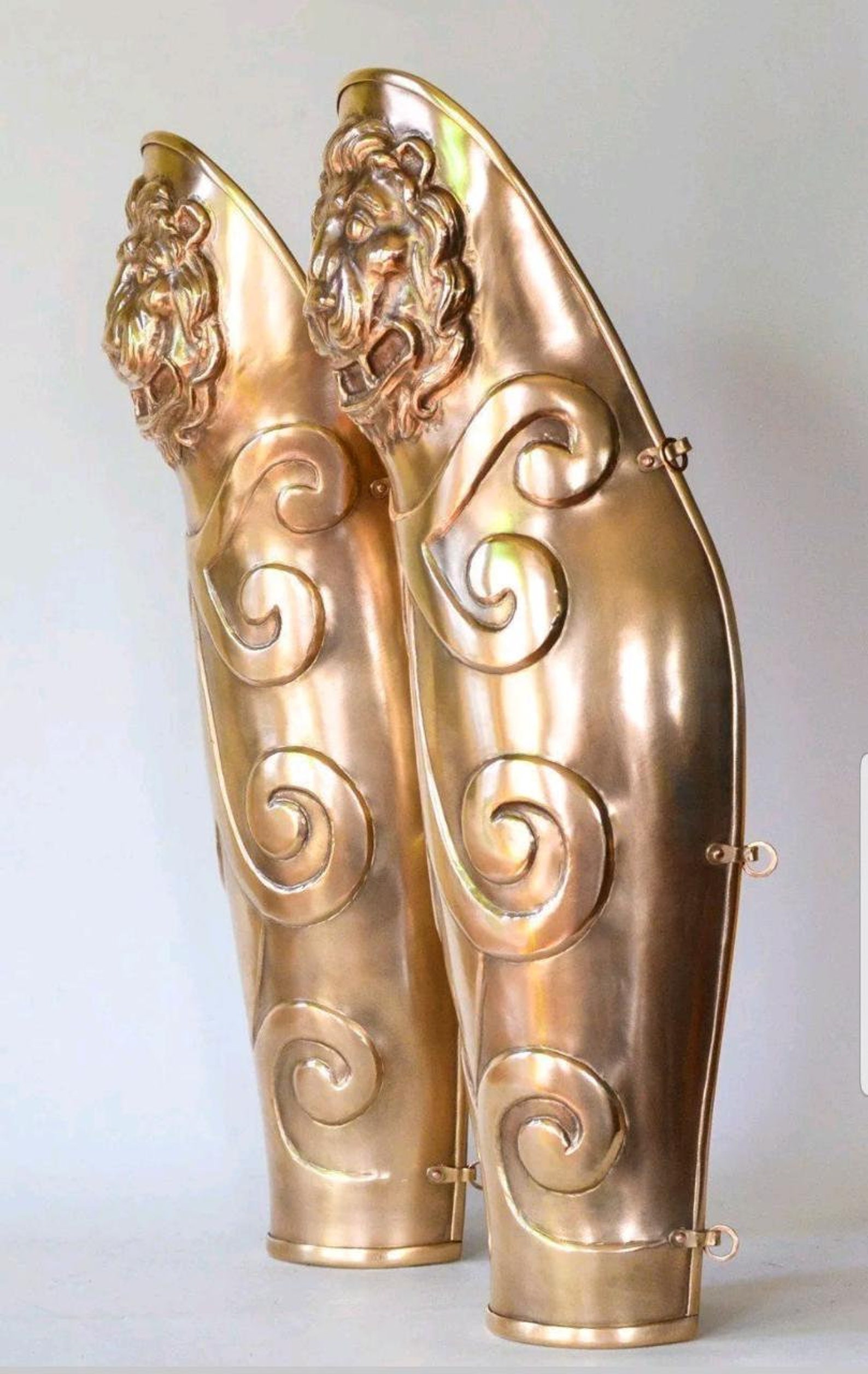 Roman Centurio Greaves Roman Greaves Medieval Greek hoplite | Etsy