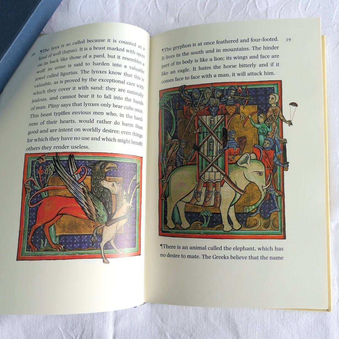 Folio Books Bestiary. Illustrated. Translated by Richard - Etsy