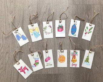 Hand Painted Tags - Etsy