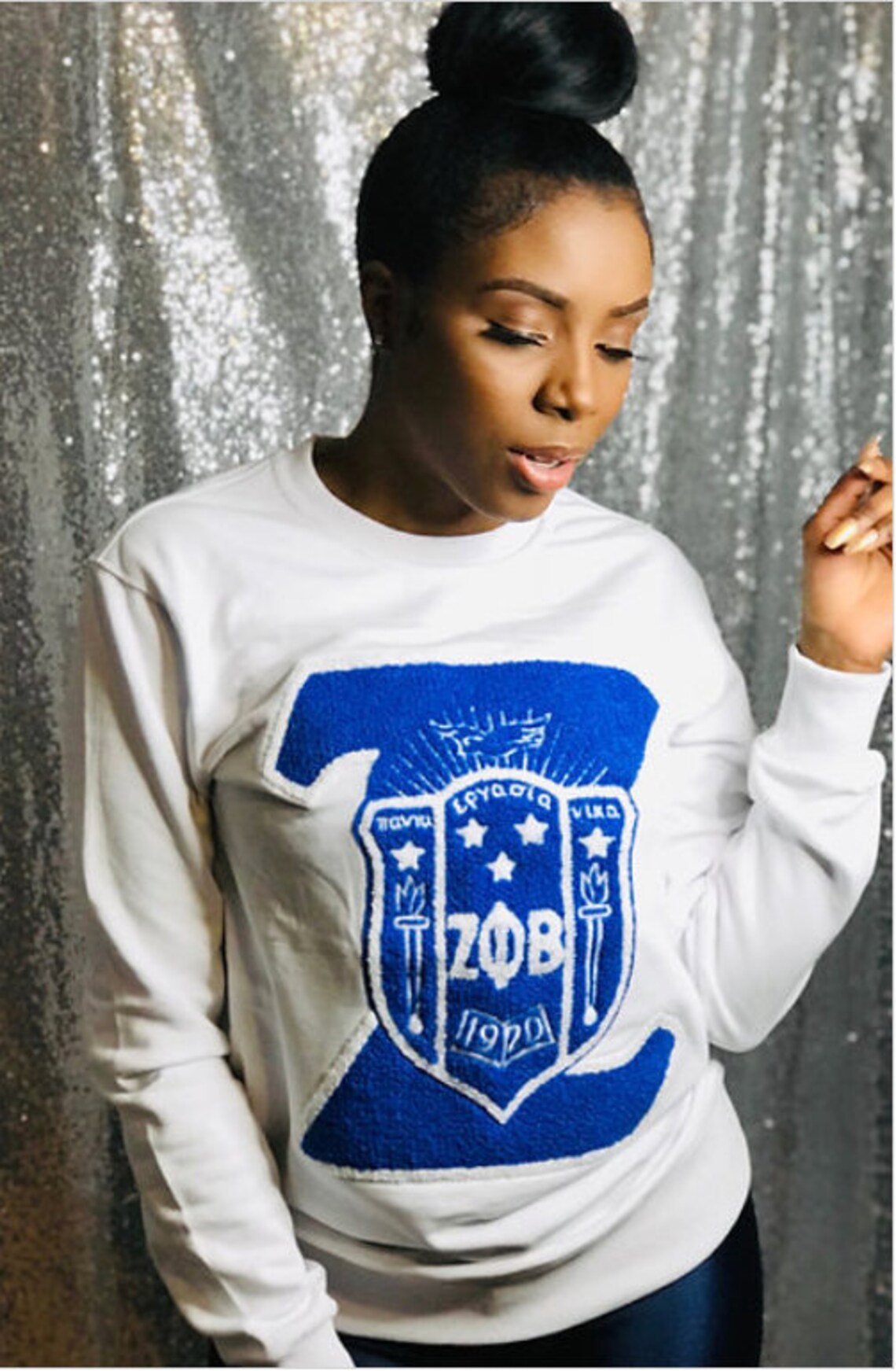 Zeta Phi Beta Sorority Gifts 1920 Crew Zphib1920 Sweatshirt Finer Woman Sweater Sisterhood Zphib ...