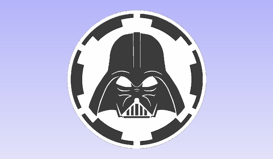 A Cnc File to Make a Darth Vader Logo. - Etsy