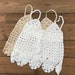 Boho Crochet Bathing Suit Swimwear Bohemia Bikini Top Women - Etsy