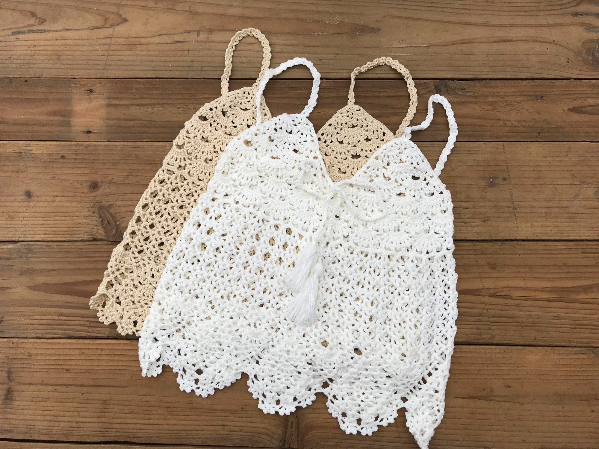 Boho Crochet Bathing Suit Swimwear Bohemia Bikini Top Women - Etsy
