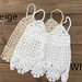 Boho Crochet Bathing Suit Swimwear Bohemia Bikini Top Women - Etsy