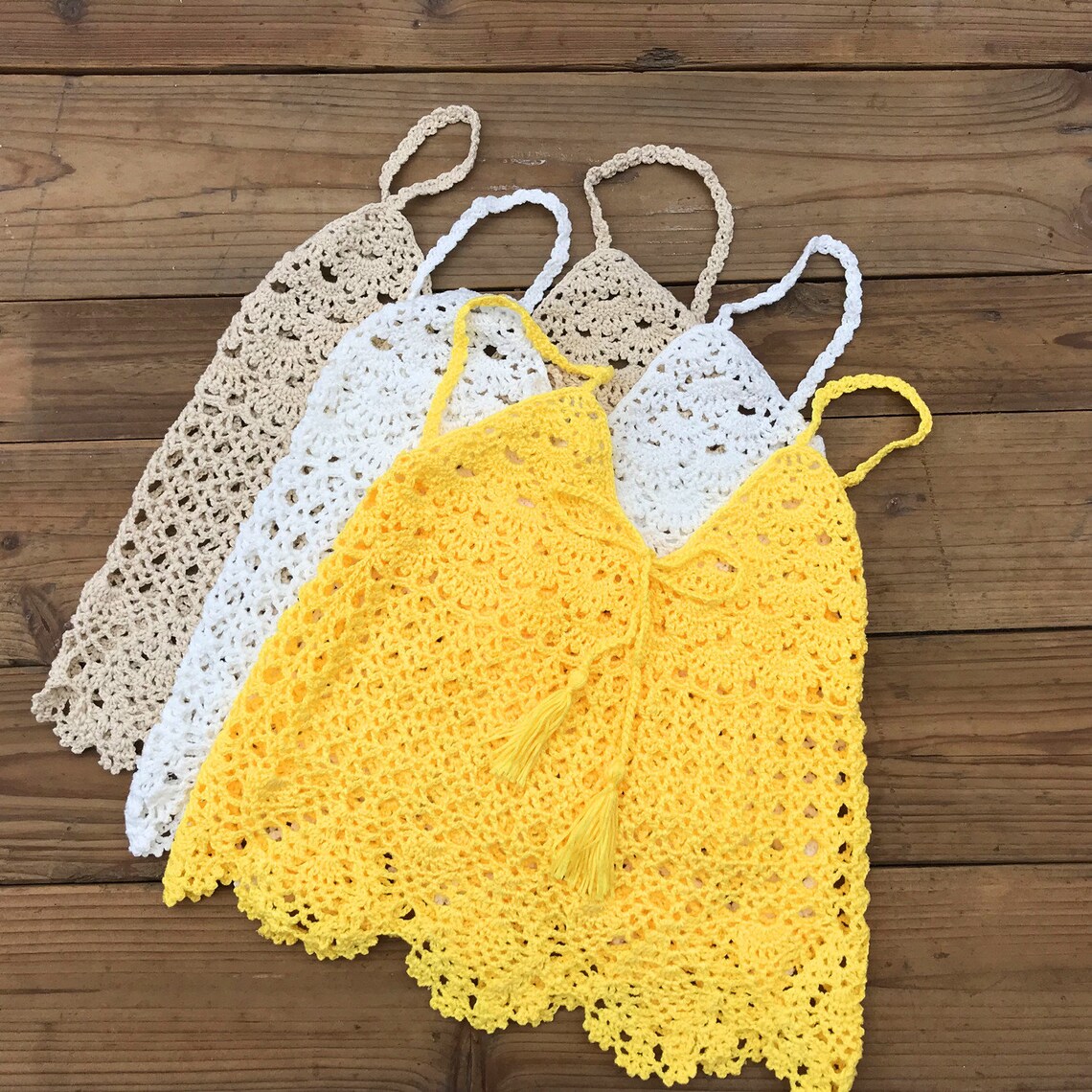 Boho Crochet Bathing Suit Swimwear Bohemia Bikini Top Women - Etsy