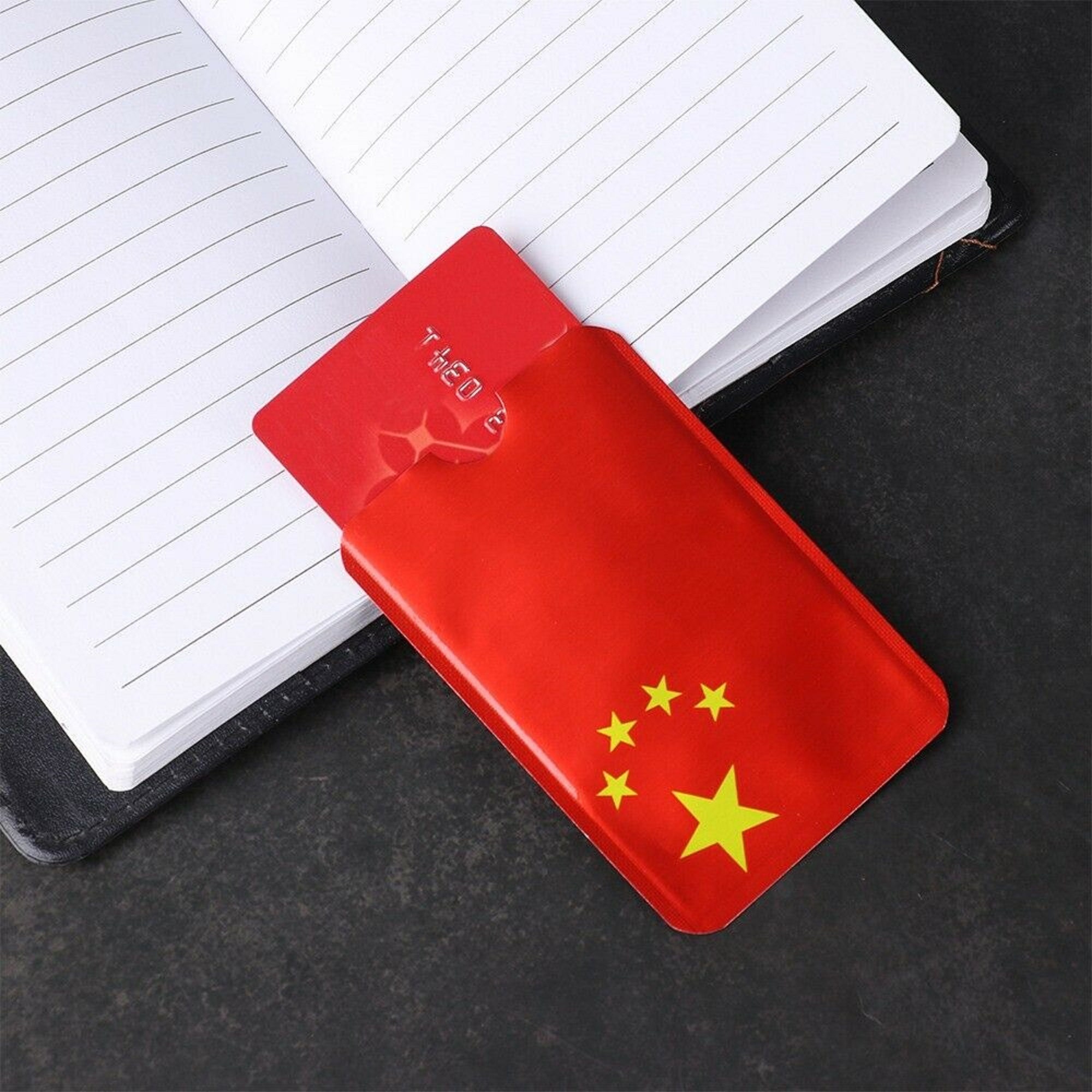 China Flag RFID Card Sleeve Wallet Blocking Protector Debit - Etsy