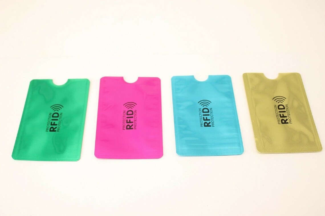 Blue Colour RFID Blocking Anti Theft Scan Protector Debit | Etsy