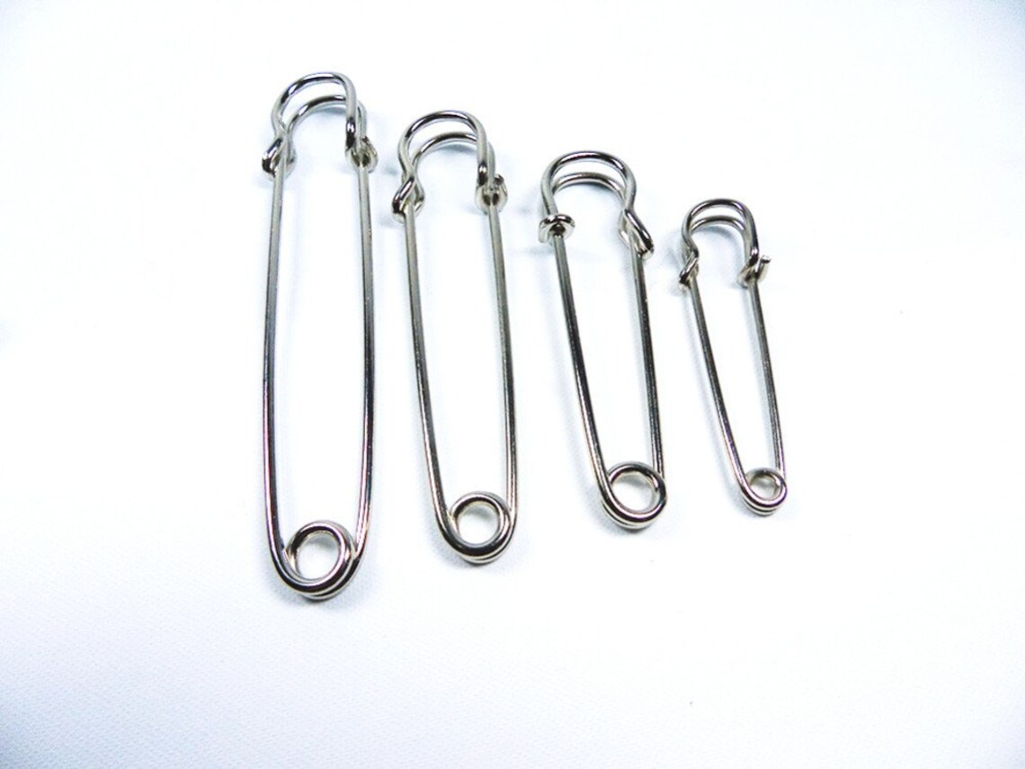20 Pcs Small Medium Large Heavy Duty Safety Pins Clothing | Etsy