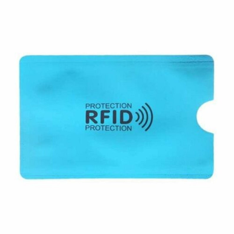 Blue Colour RFID Blocking Anti Theft Scan Protector Debit - Etsy