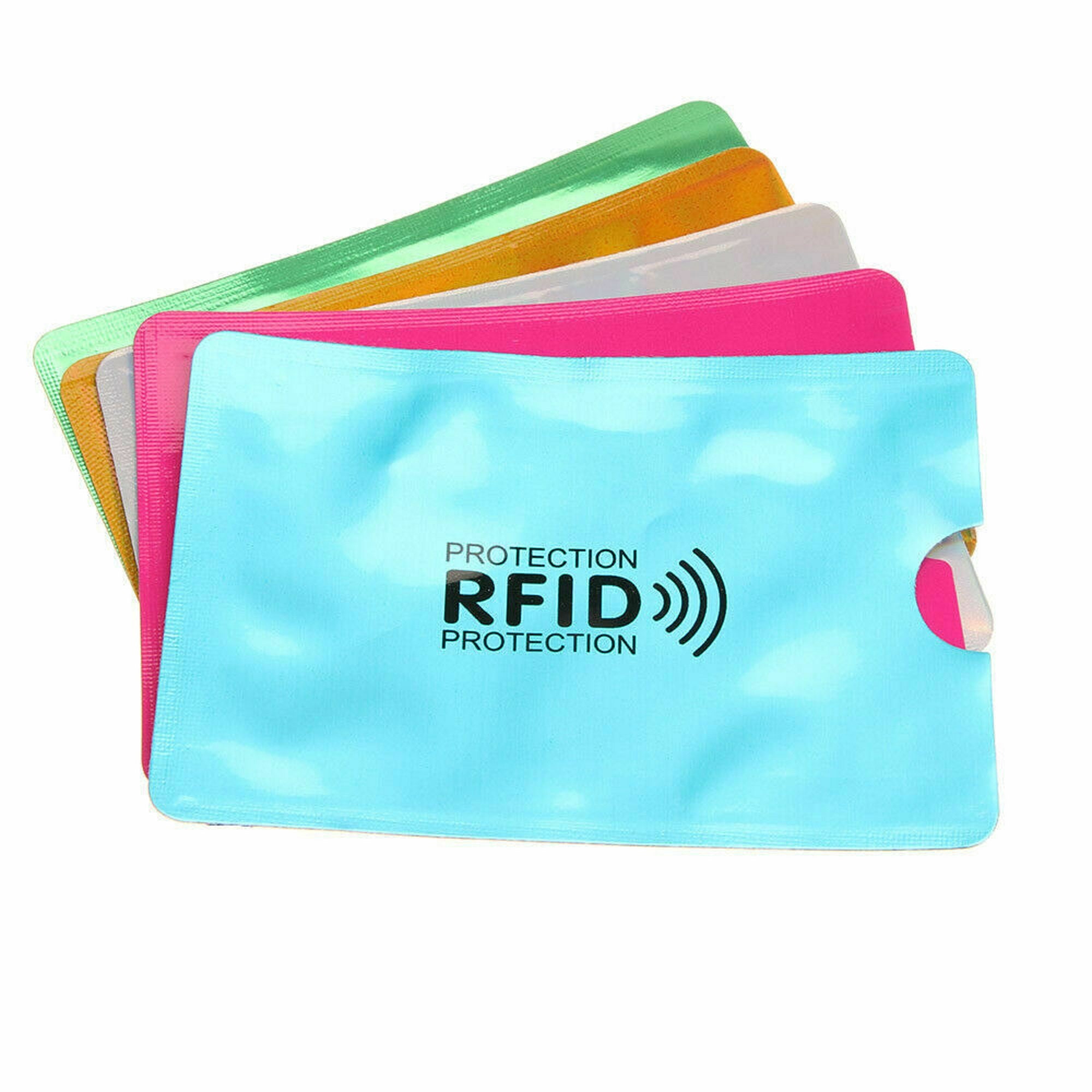 Blue Colour RFID Blocking Anti Theft Scan Protector Debit | Etsy