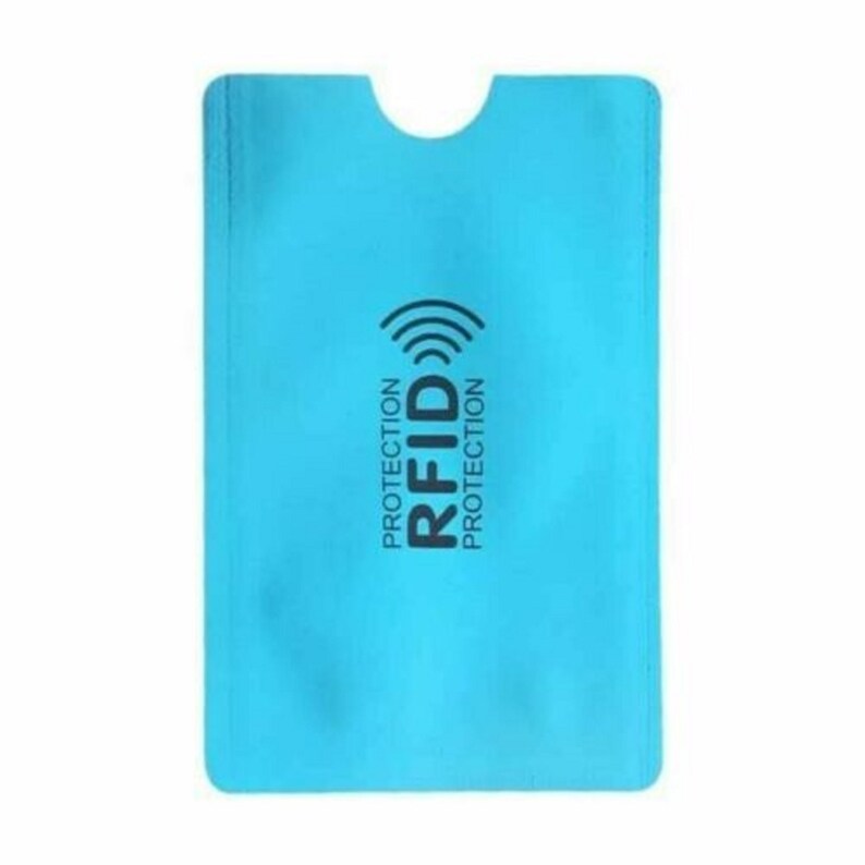 Blue Colour RFID Blocking Anti Theft Scan Protector Debit - Etsy