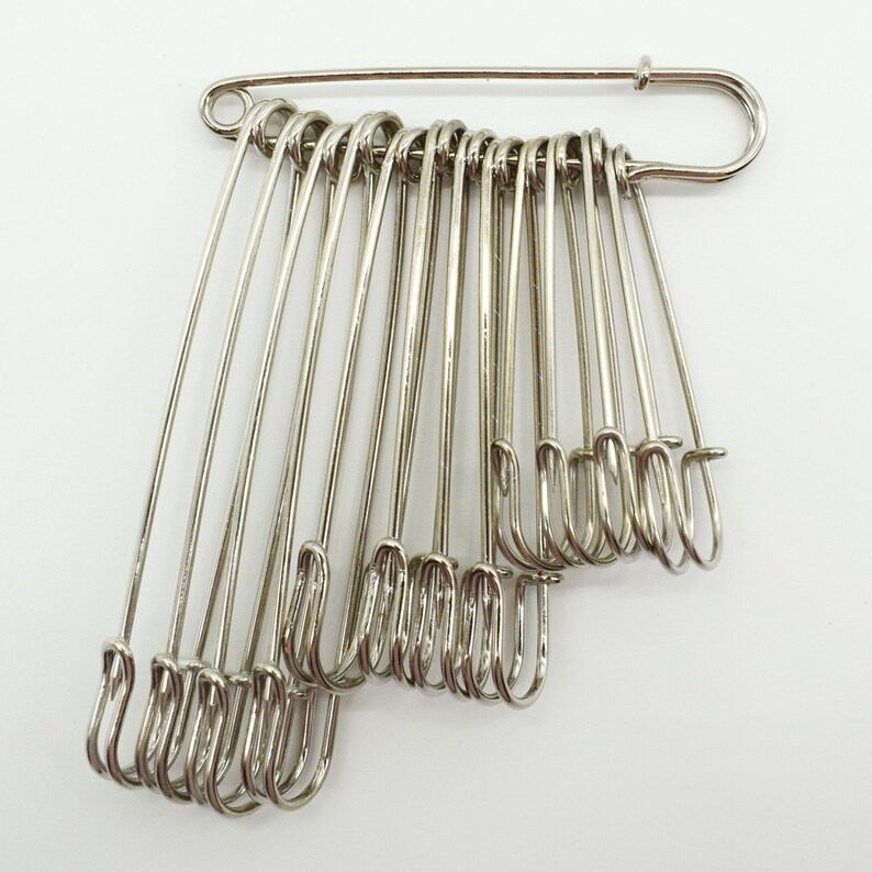 20 Pcs Small Medium Large Heavy Duty Safety Pins Clothing - Etsy