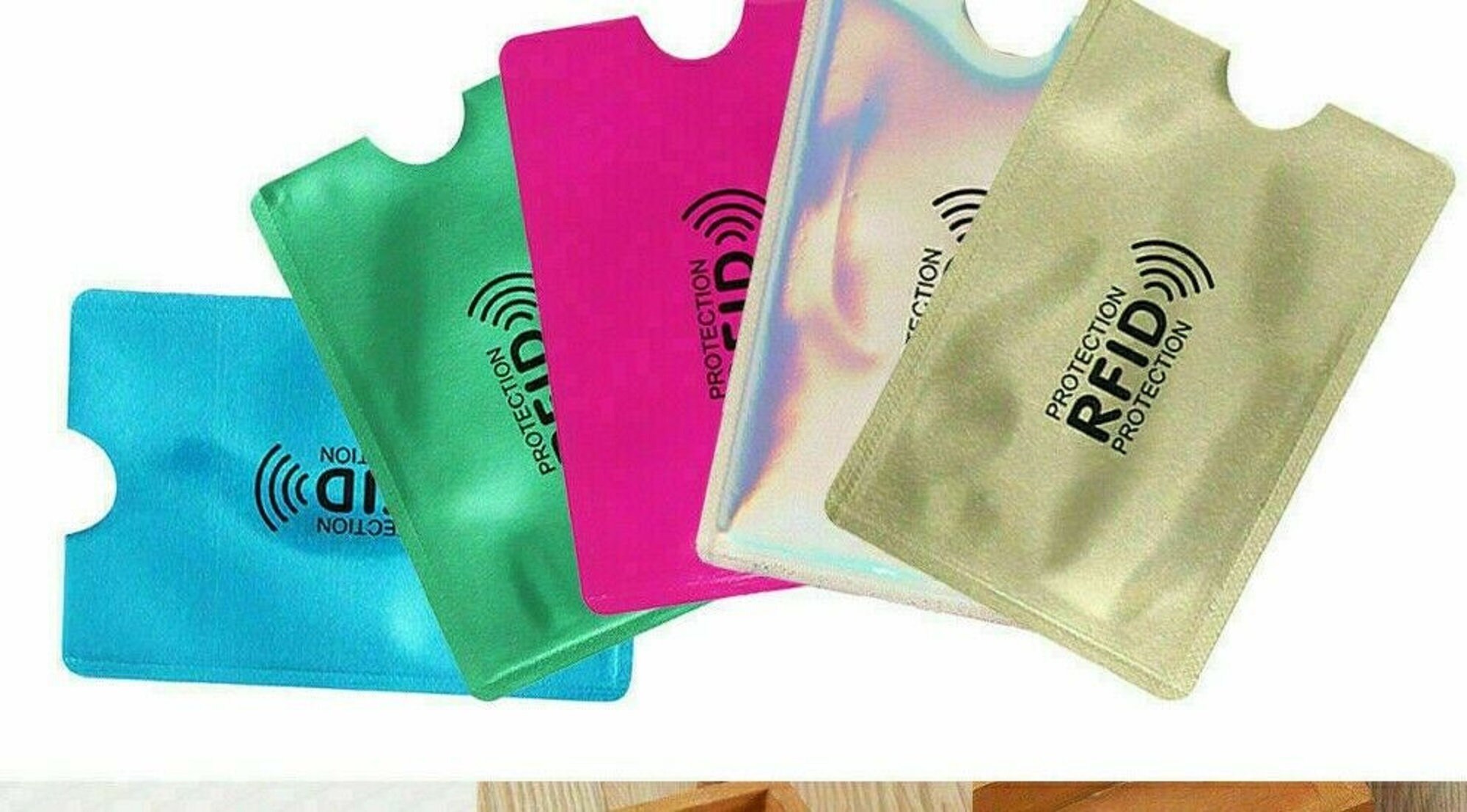 Blue Colour RFID Blocking Anti Theft Scan Protector Debit | Etsy