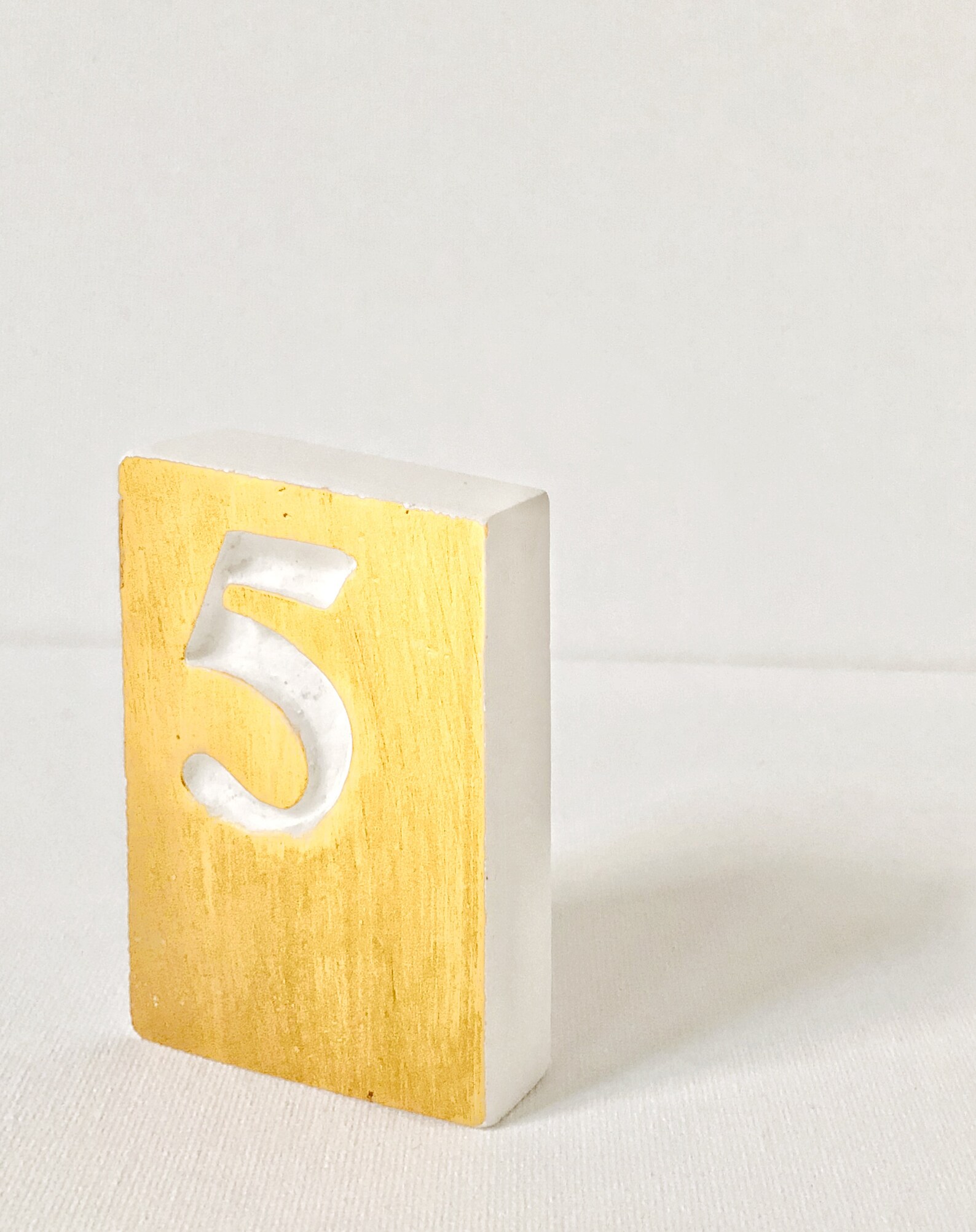 Plaster Tile Table Numbers custom table numbers modern | Etsy