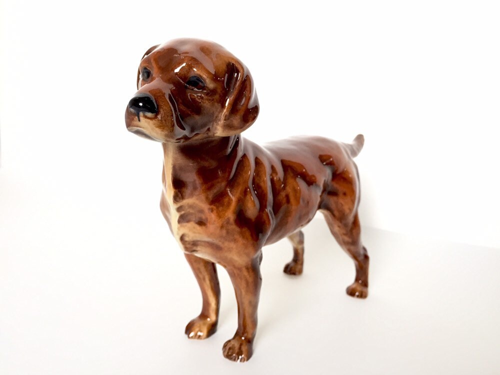 Goebel Dog Figurine Chocolate Lab Gifts Goebel Figurine Chocolate Lab ...