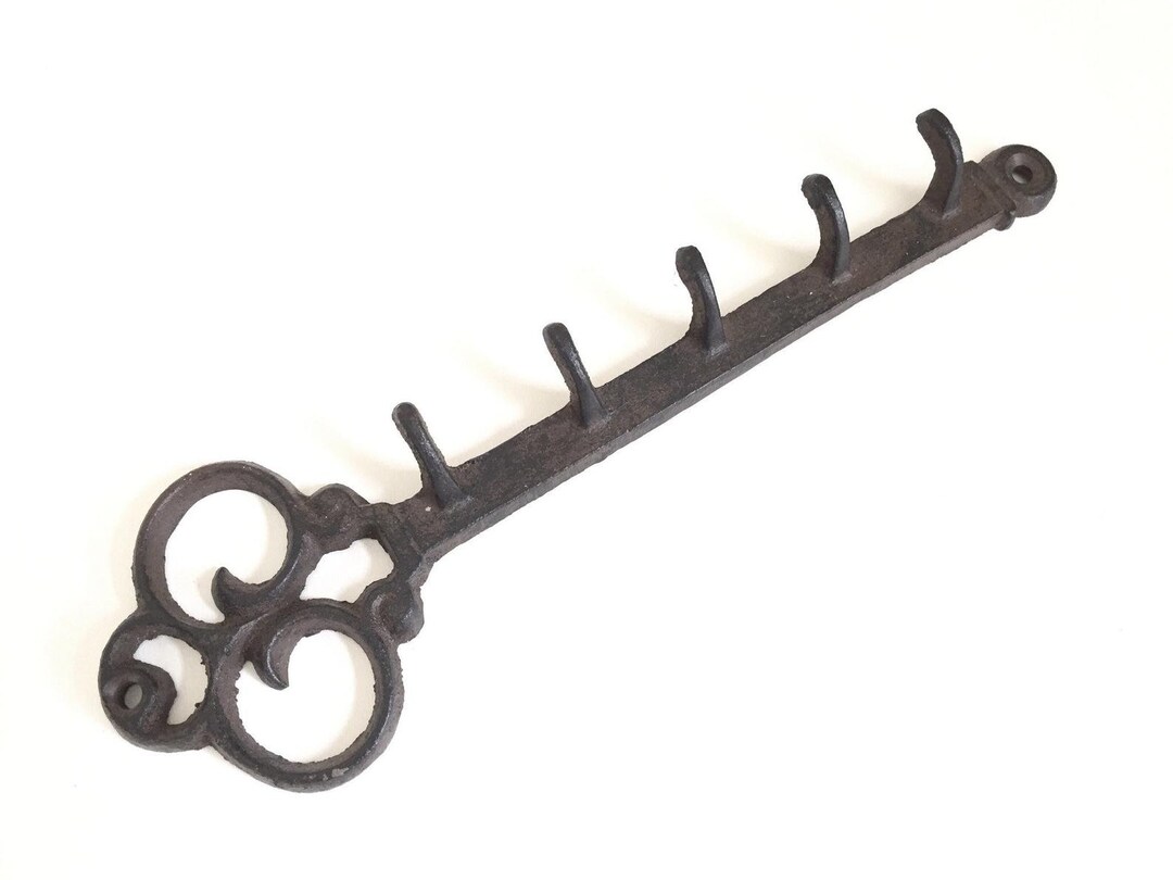 Skeleton Key Hook - Key Hooks - Coat Hook Vintage Hooks - Closet ...