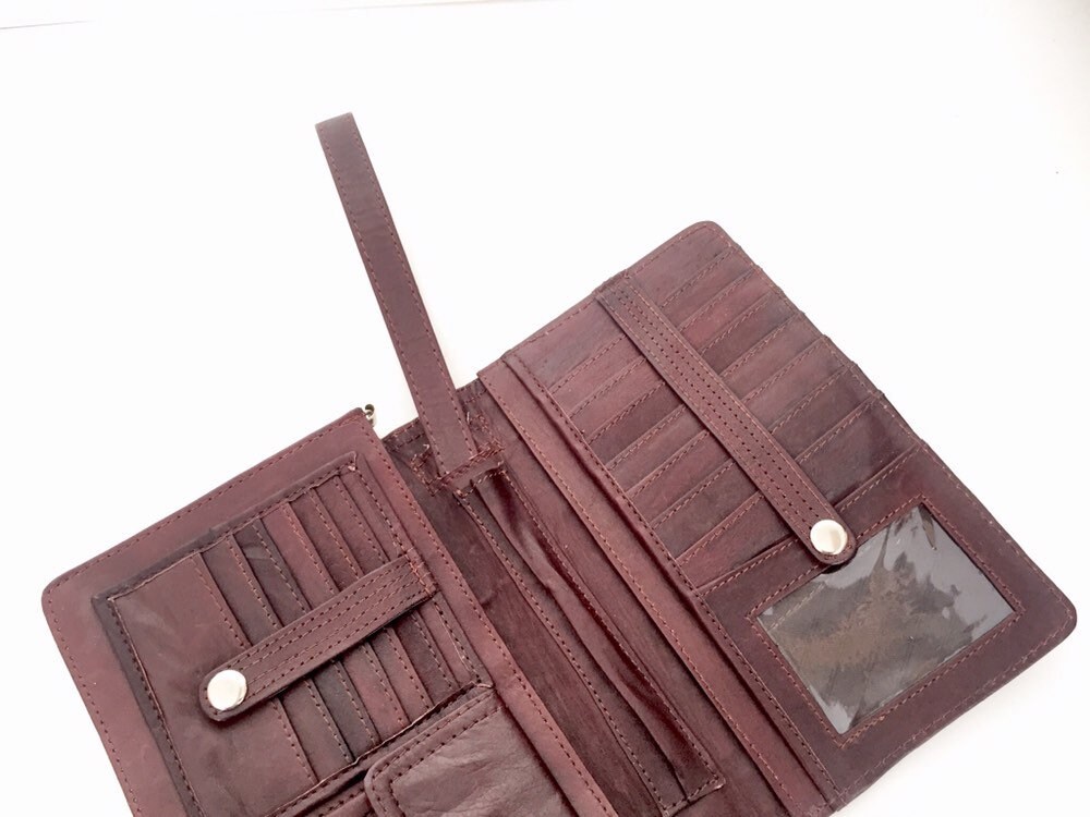 Vintage Leather Manbag European Man Bag With Wrist Strap and - Etsy