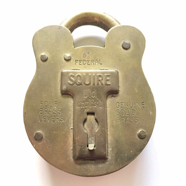 Brass Railway Lock - Etsy