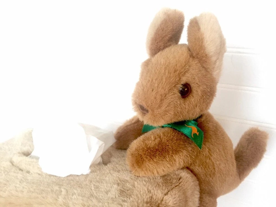 Kangaroo Tissue Box Cover Australian Decor Kangaroo Gifts Kangaroo ...