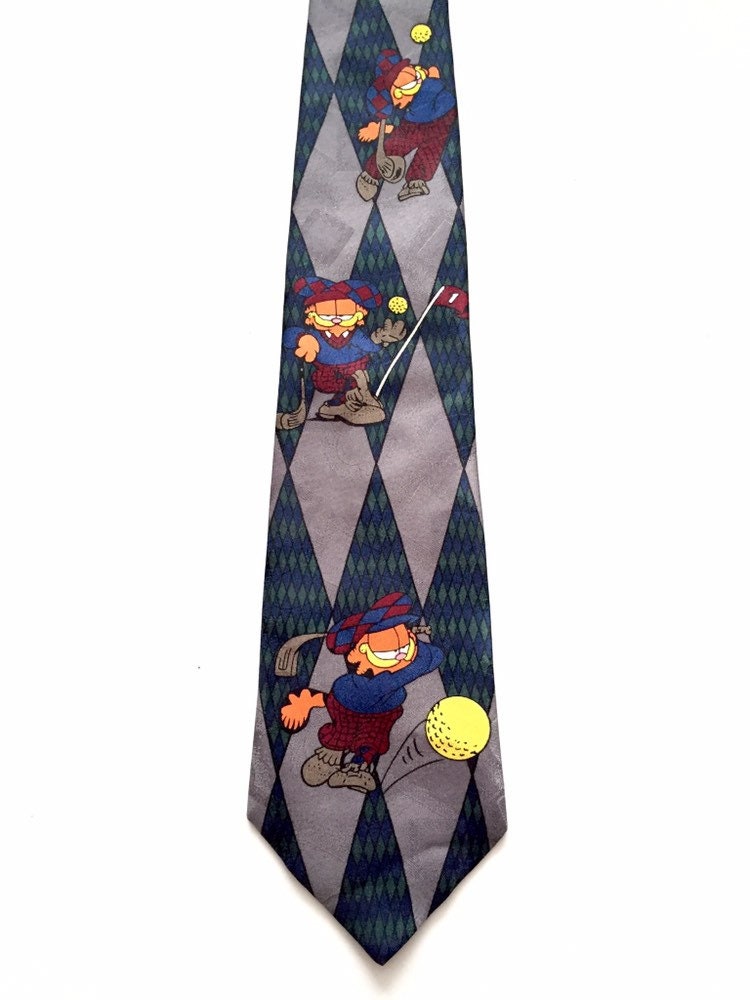 Garfield Tie for Men Mens Ties Garfield Gifts Mans Tie - Etsy