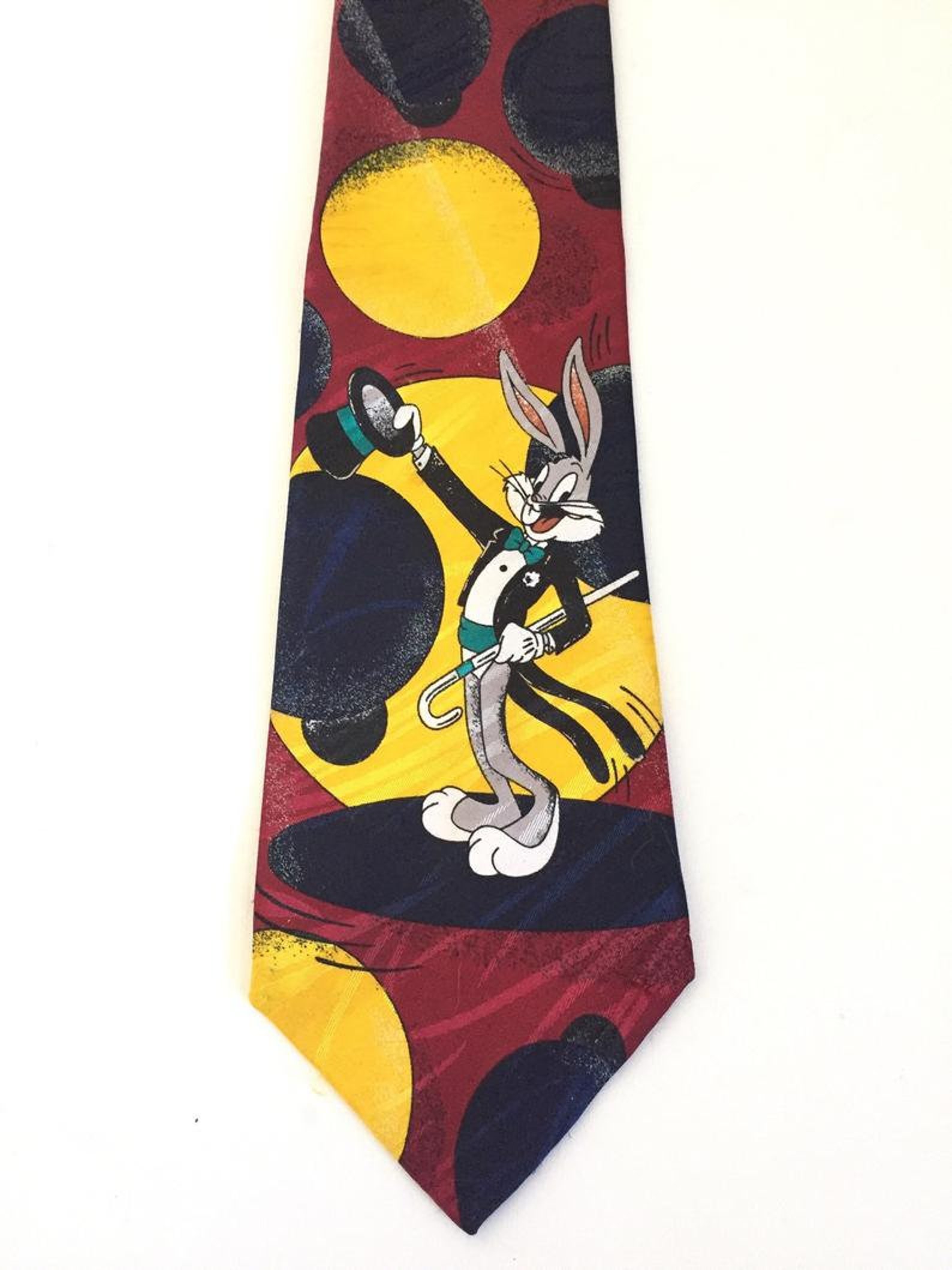 Bugs Bunny Tie Mens Ties Looney Tunes Necktie Mans Tie Show Business ...