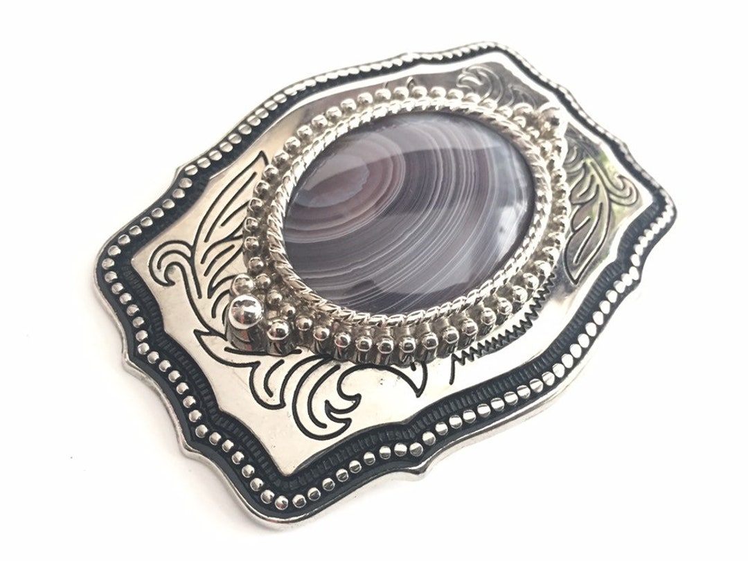 Agate Stone Belt Buckle DIY Belts for Men or Women Western - Etsy