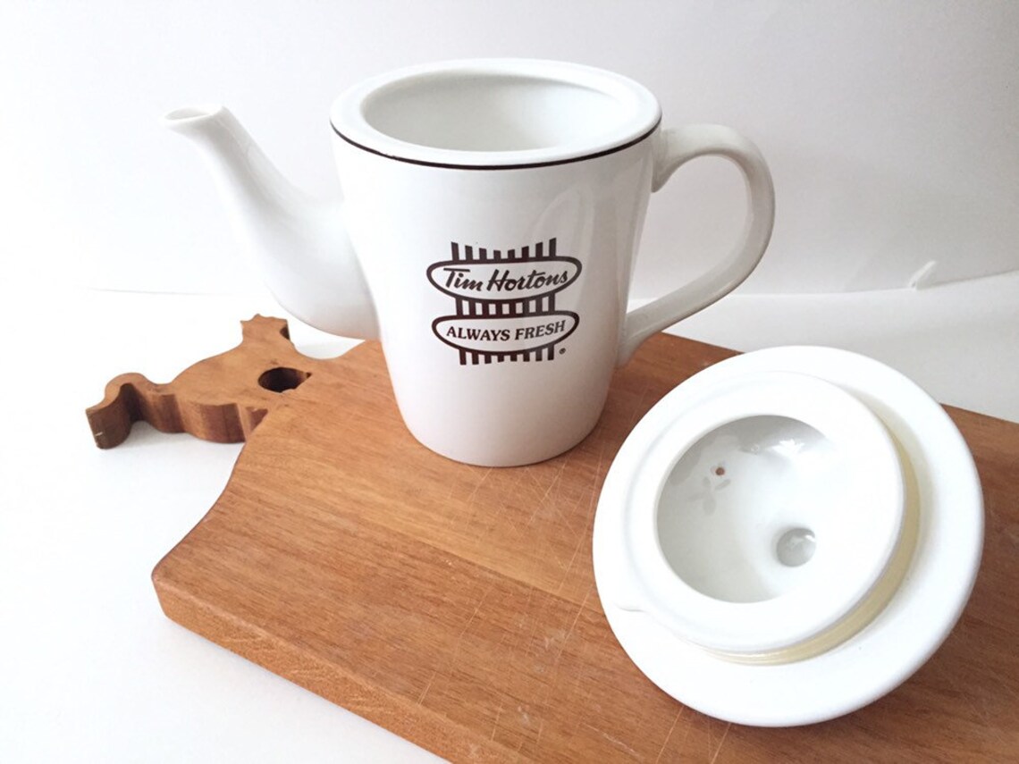 Tim Hortons Teapot Vintage Teapots Teapot Ceramic Teapot - Etsy Canada