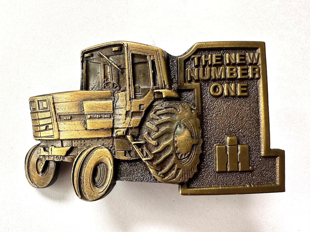 Vintage Tractor Belt Buckle International Tractor Mens Belt Tractor ...