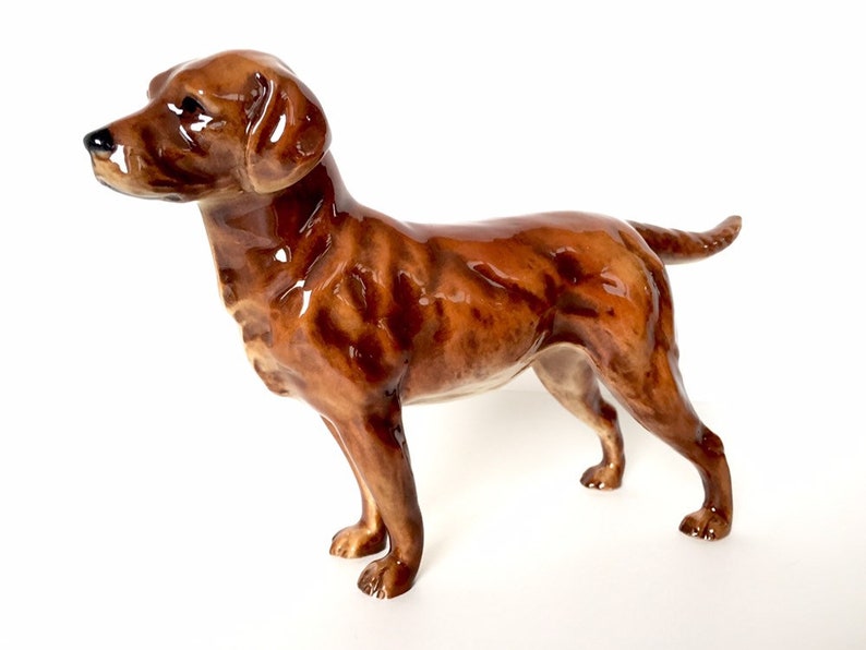 Goebel Dog Figurine Chocolate Lab Gifts Goebel Figurine Chocolate Lab ...