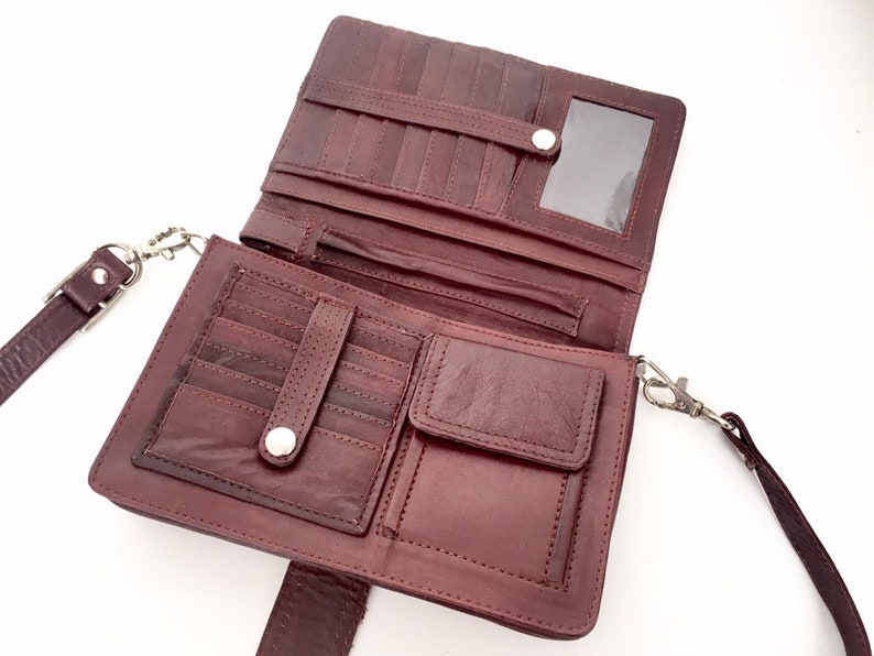 Vintage Leather Manbag European Man Bag With Wrist Strap and - Etsy