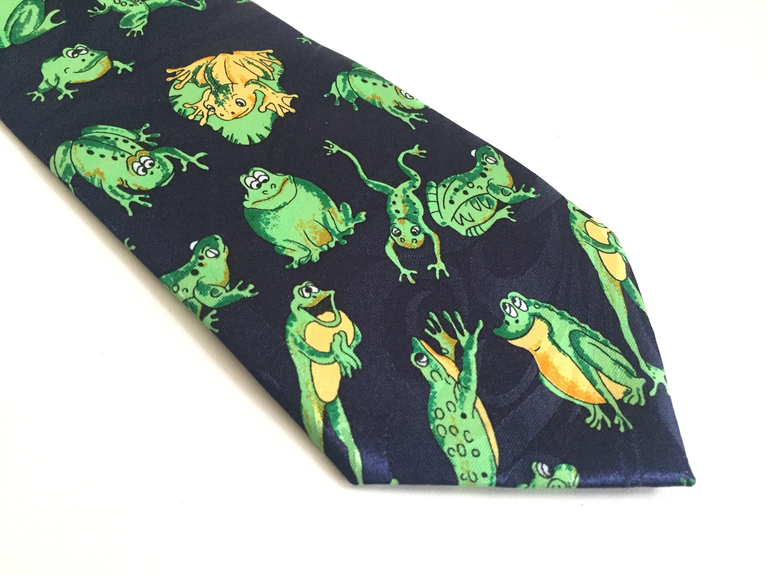 Frog Tie for Men Mens Ties Frog Gifts Neckties Frog and Toad Mans Tie ...