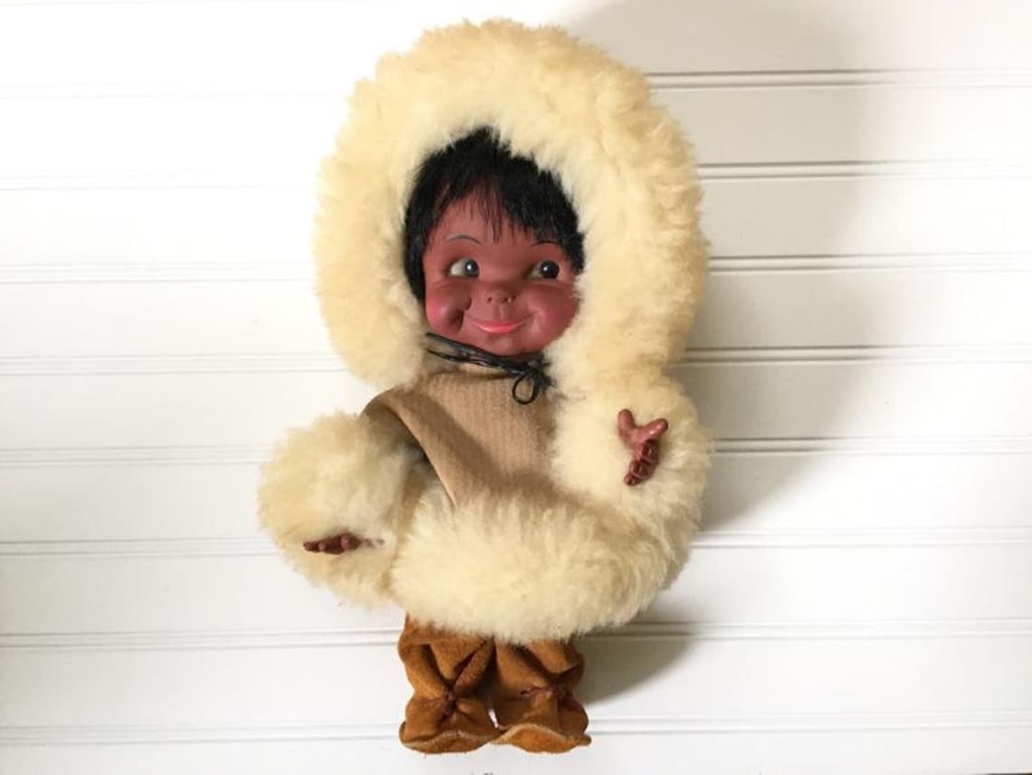 Vintage Regal Doll Eskimo Doll Inuit Doll Native Indian - Etsy Canada