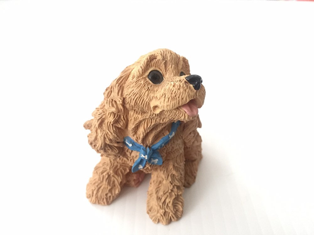 Vintage Cocker Spaniel Figurine Cocker Spaniel Gifts Spaniel Statue ...